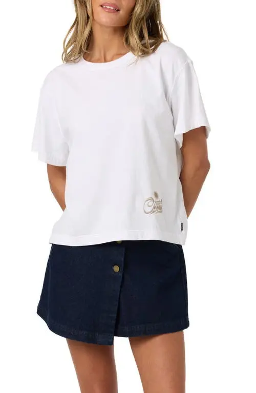 O'Neill Og Radical Sun" Boxy Graphic Tee - White