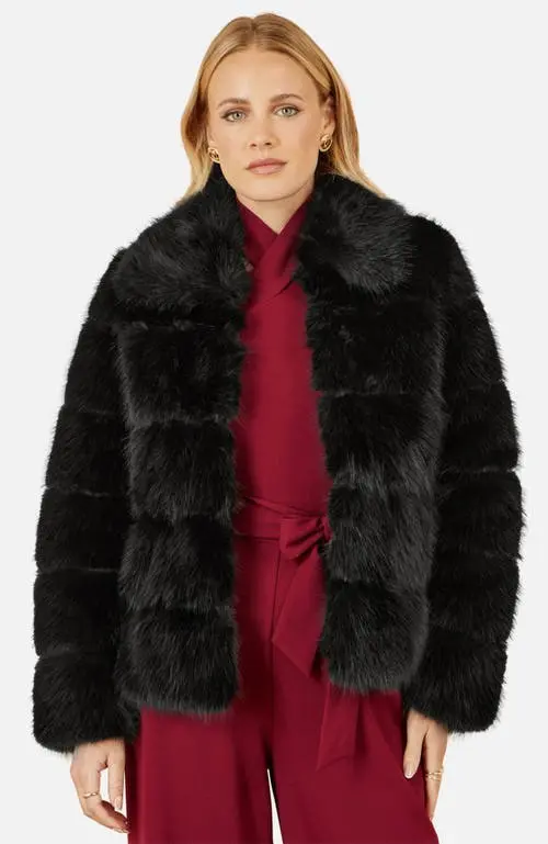 YUMI Faux Fur Coat