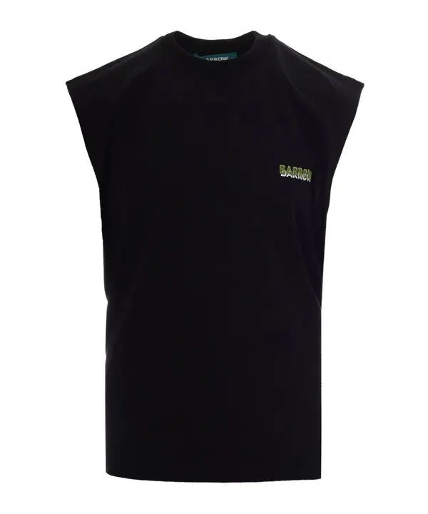 BARROW Graphic Logo Tank Top - Black