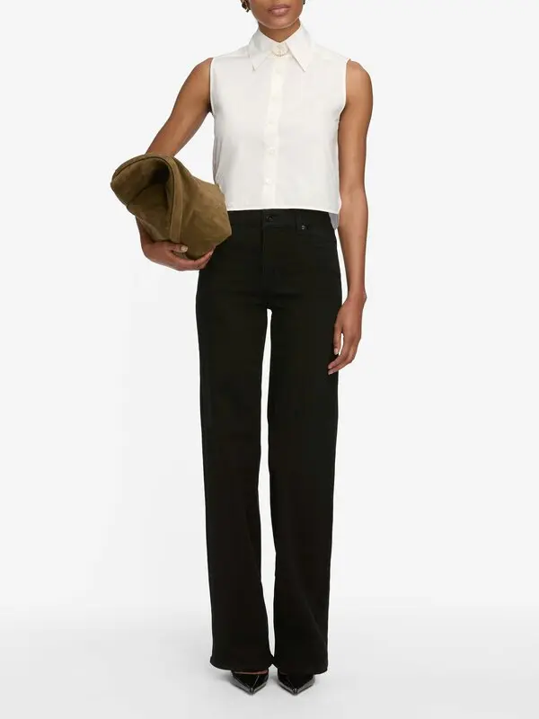 FRAME Le Slim Wide-leg Jeans