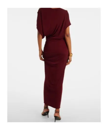 Altuzarra Brina Embellished Draped Jersey Gown