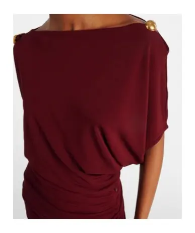 Altuzarra Brina Embellished Draped Jersey Gown