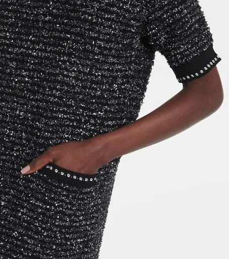 Thom Browne Cotton-blend Tweed Minidress