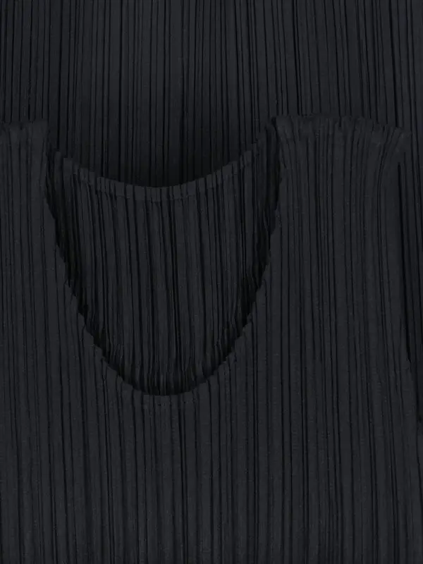 Issey Miyake Sleeveless Pleated Top - Not