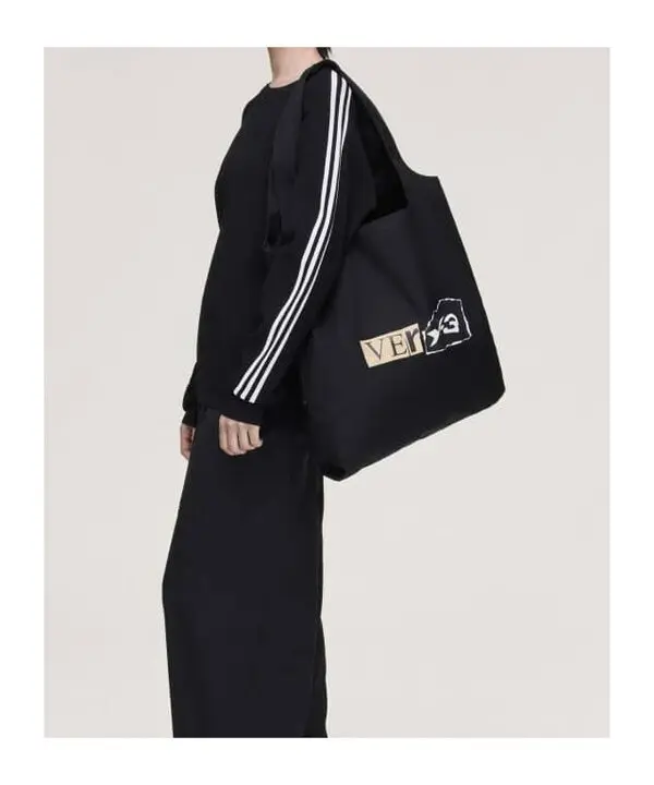 Y3 Logo Detail Top Handle Bag