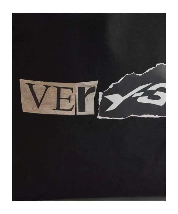 Y3 Logo Detail Top Handle Bag