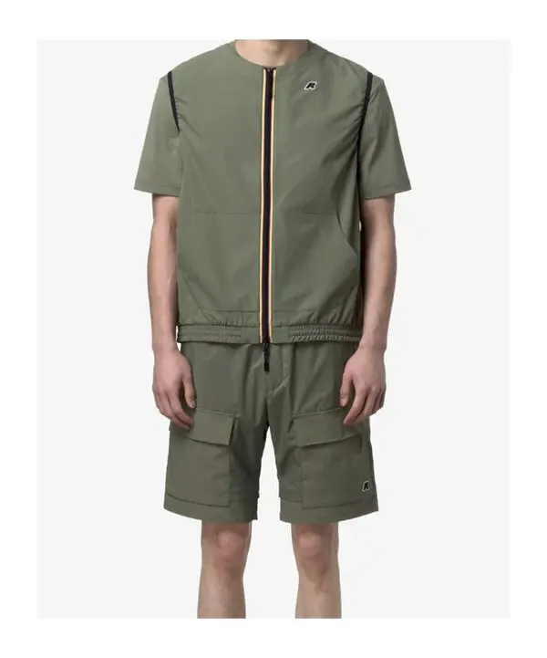 K-WAY Zip Sleeveless Coat