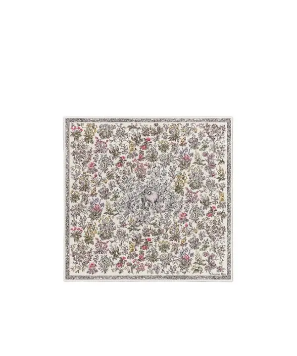 Dior Millefiori Unicorn 90 Square Scarf - Multicolour