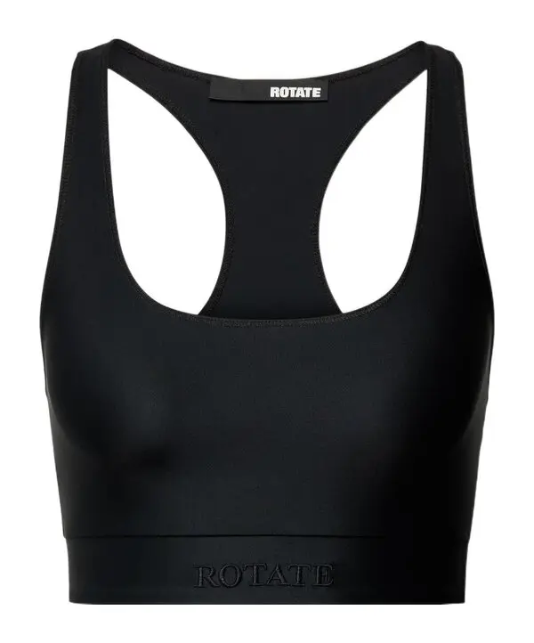 ROTATE BY BIRGER CHRISTENSEN Stretch Racer Back Bra - Black