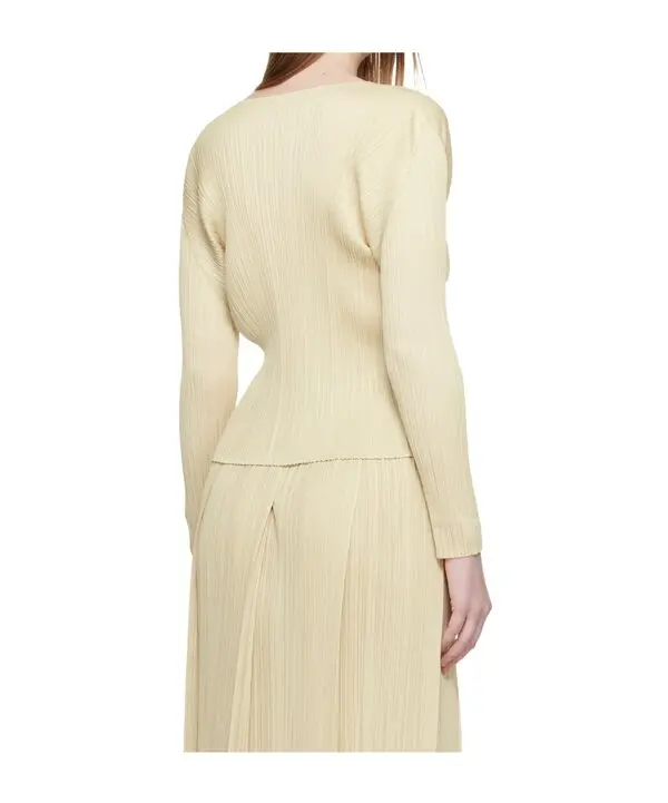 Issey Miyake Monthly Colors December Long Sleeve T-shirt - Nude