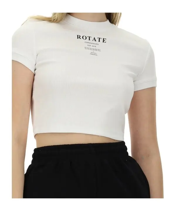 ROTATE BY BIRGER CHRISTENSEN Logo Short-sleeved T-shirt