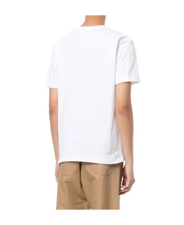 Play Comme Des Garcon Comme Des Garçons Play Logo-patch Crewneck T-shirt