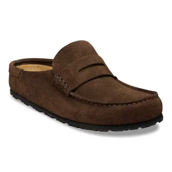 BIRKENSTOCK Naples Wrapped Suede Mules