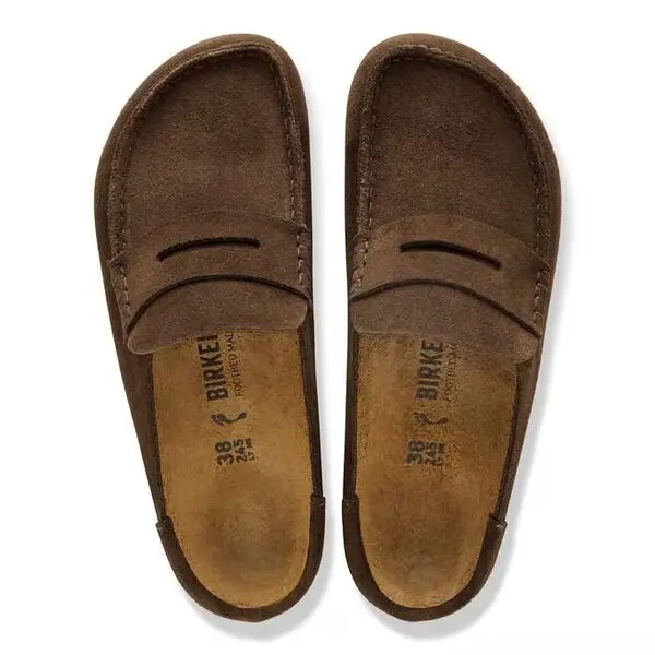 BIRKENSTOCK Naples Wrapped Suede Mules