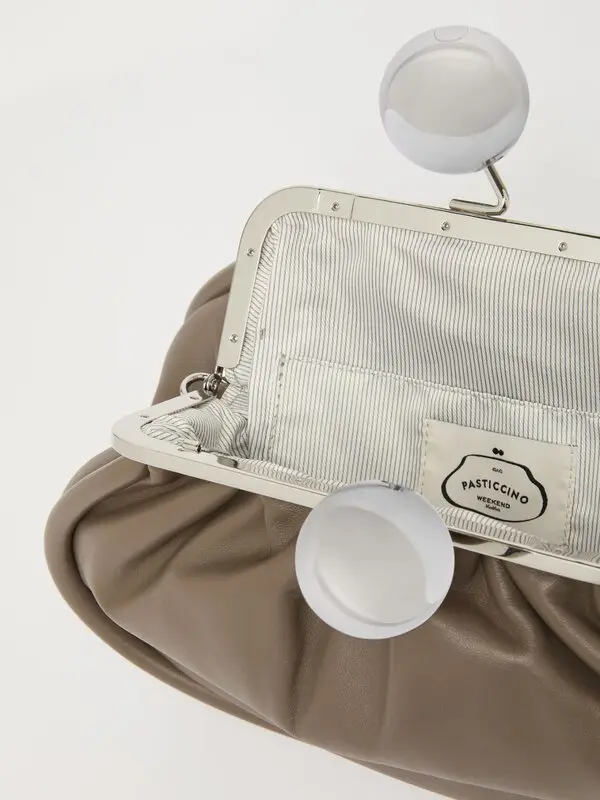 Max Mara Medium Pasticcino Bag In Glossy Nappa Leather