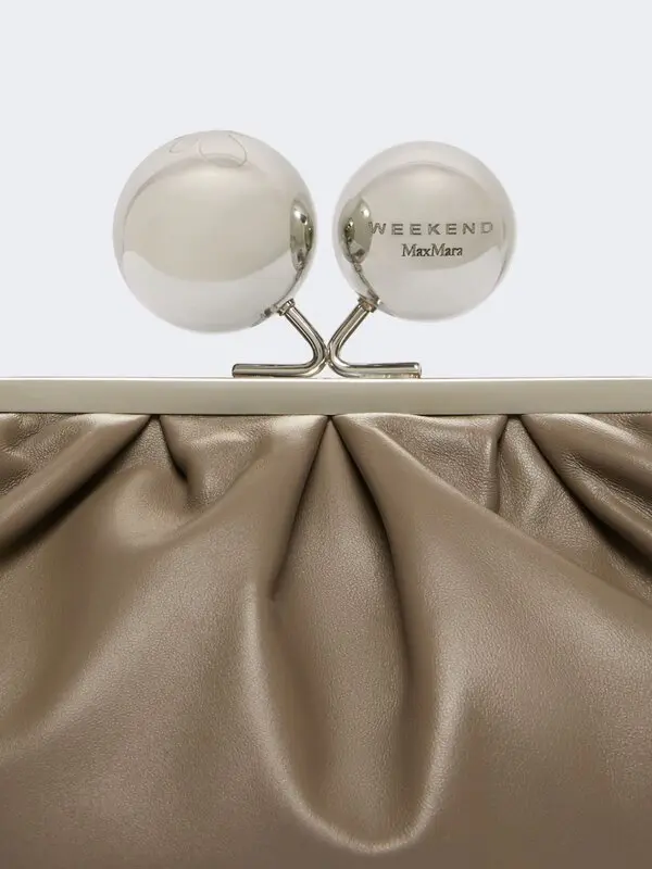 Max Mara Medium Pasticcino Bag In Glossy Nappa Leather