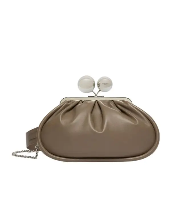 Max Mara Milva Medium Pasticcino Bag - Mud