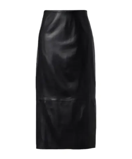 Vince Leather Pencil Skirt