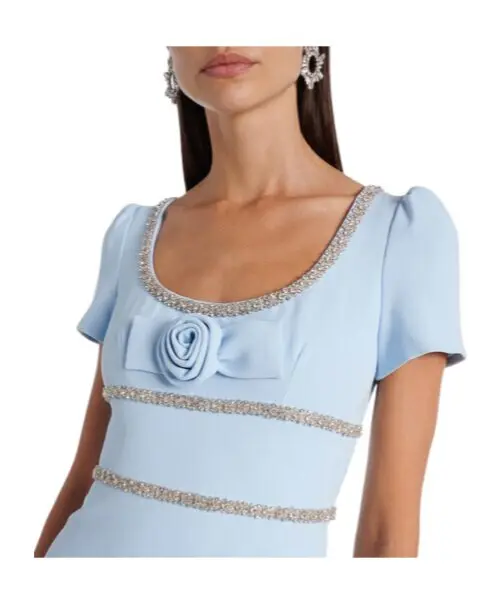 SELF-PORTRAIT Embellished Maxi Dress