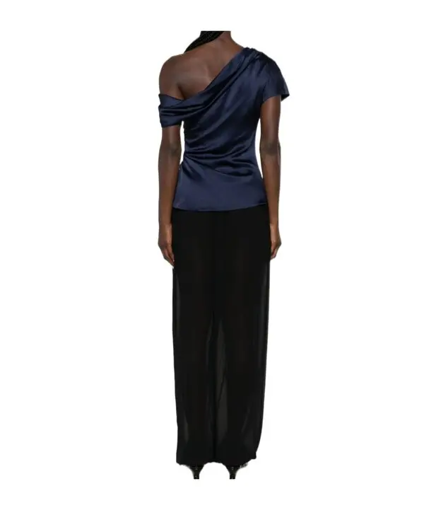Simkhai One-shoulder Draped Top