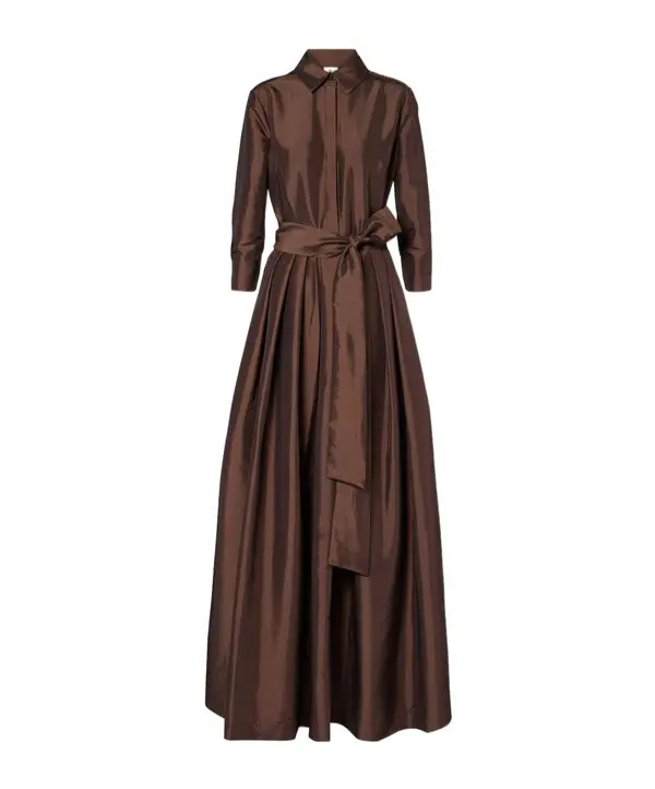 Simkhai Lace-up Dress - Brown