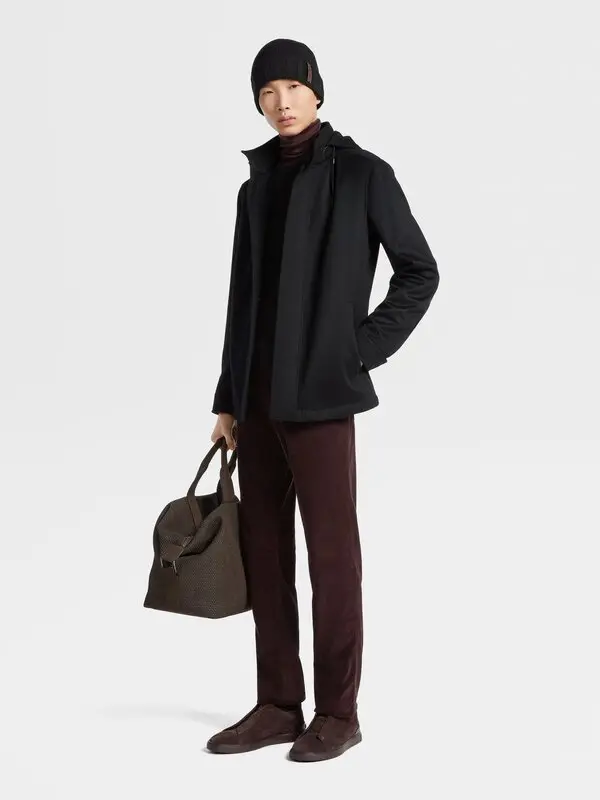 Zegna Oasi Elements Cima Drawstring Over Jacket