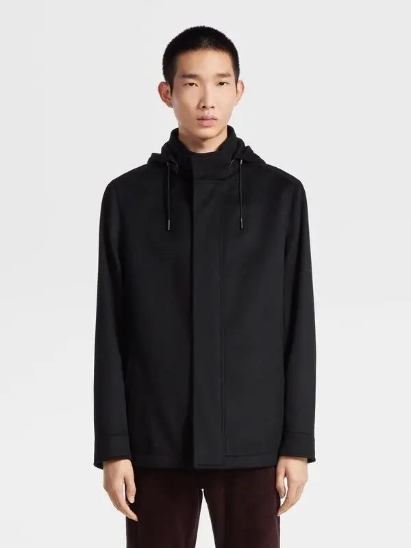 Zegna Oasi Elements Cima Drawstring Over Jacket