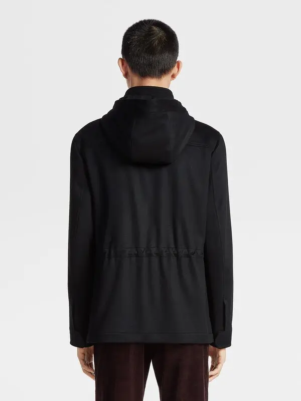 Zegna Oasi Elements Cima Drawstring Over Jacket