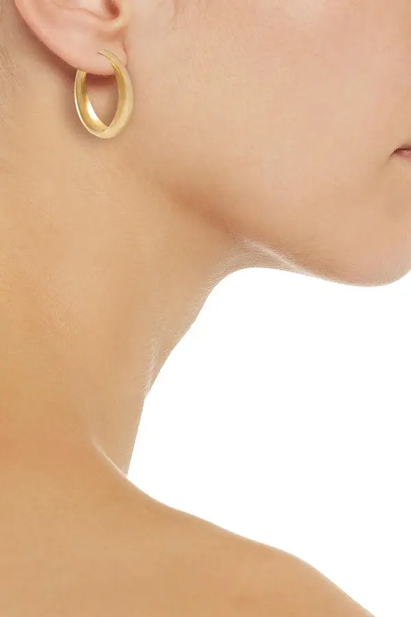 Zimmermann Tone Enamel Hoop Earrings