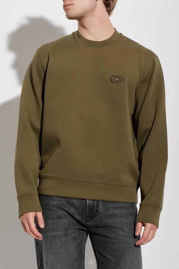 Emporio Armani Sweatshirt With Embossed Logo