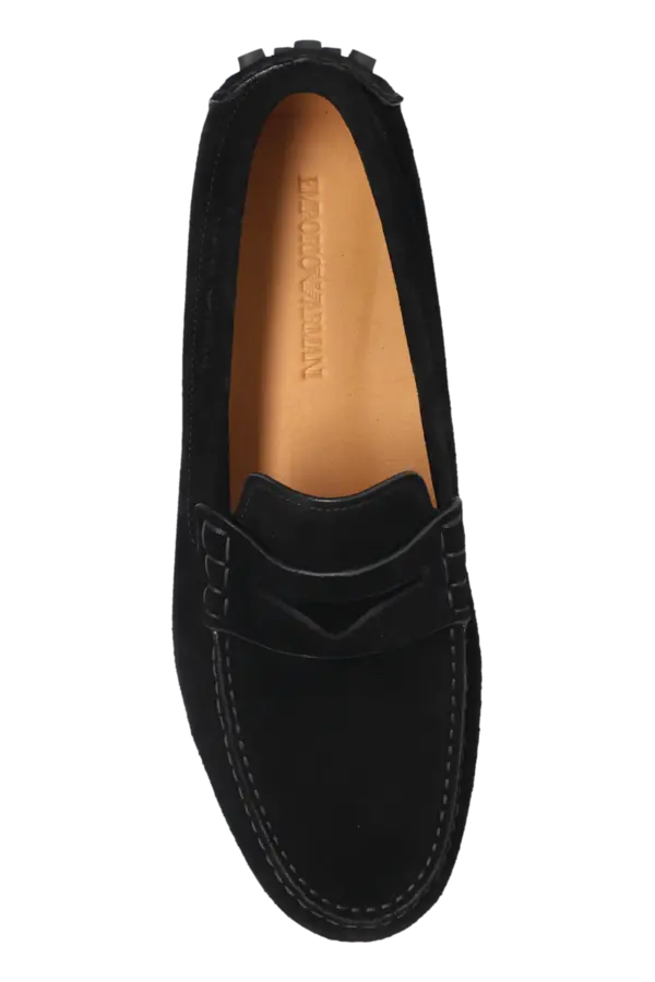 Emporio Armani Suede Loafers