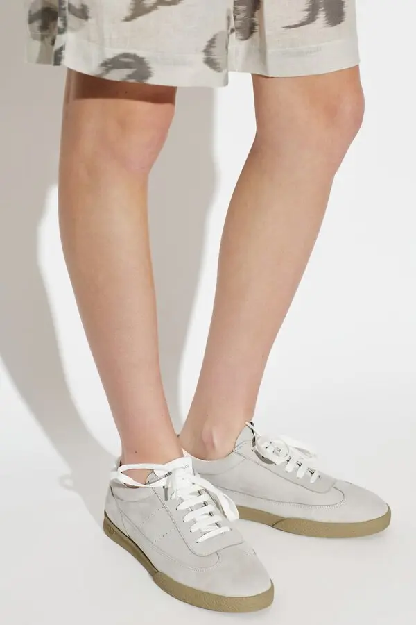 Emporio Armani Suede Low-top Lace-up Sneakers