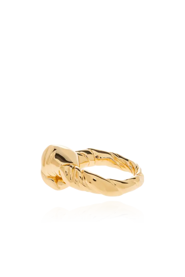 Bottega Veneta 18kt Overlay Sterling Silver Ring