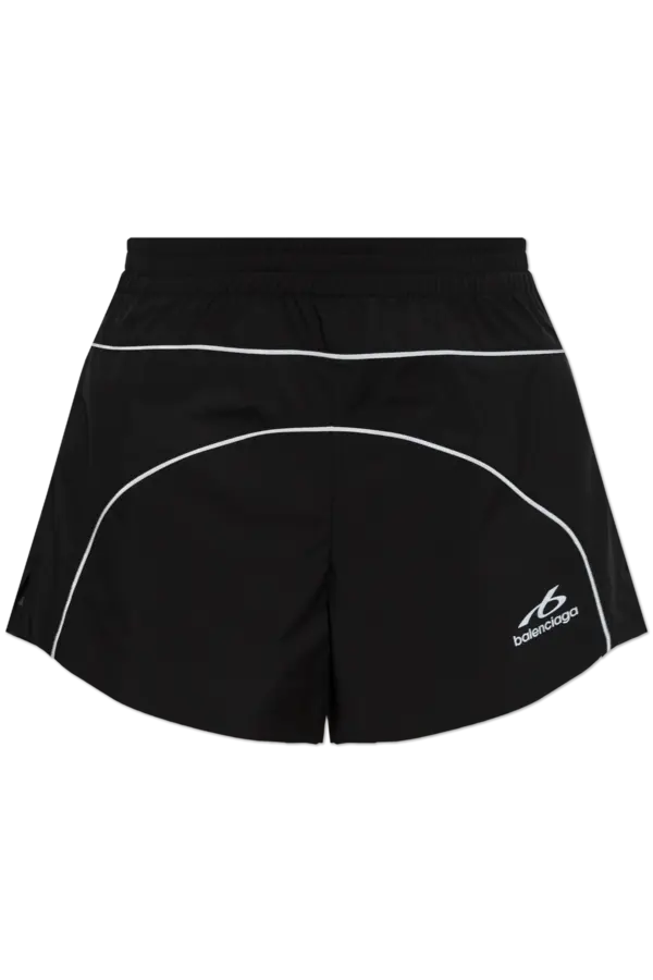 Balenciaga Shorts With Logo