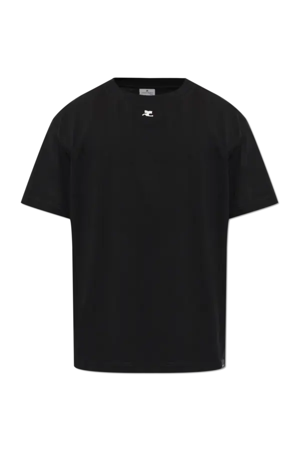 COURREGES T-shirt With Embroidered Logo
