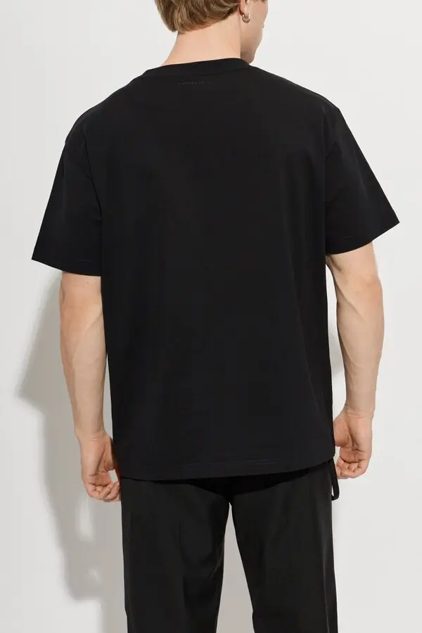 COURREGES T-shirt With Embroidered Logo