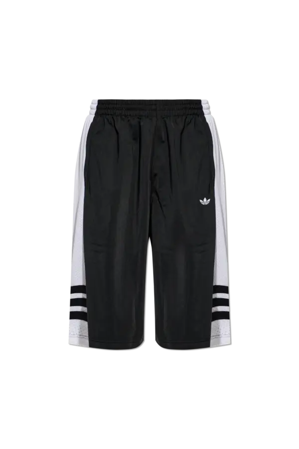 ADIDAS ORIGINALS Loose Fit Logo Shorts - Black