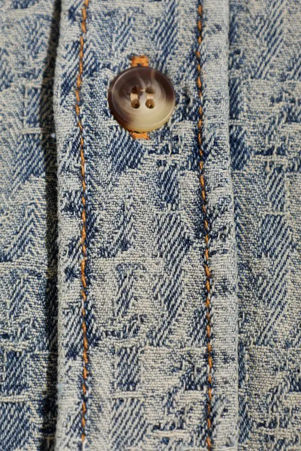 Emporio Armani Denim Shirt With 'vintage' Effect