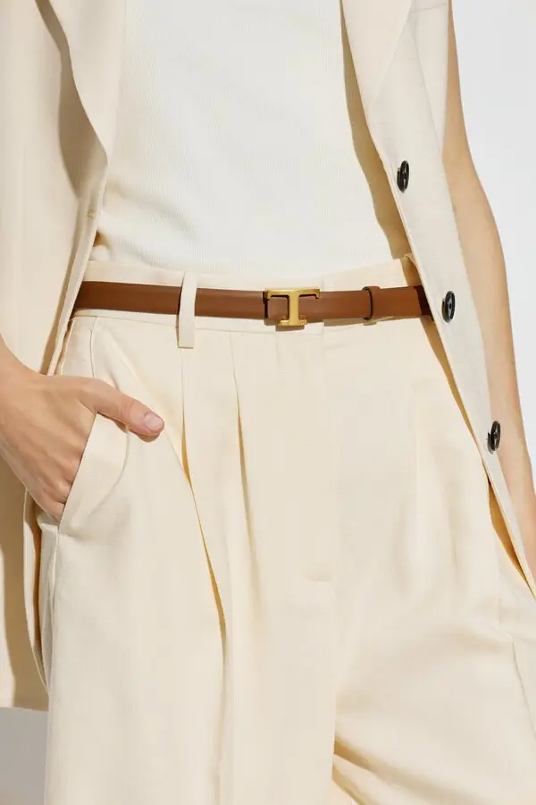 TOD’S Tod's Double-sided Leather Belt With T Buckle
