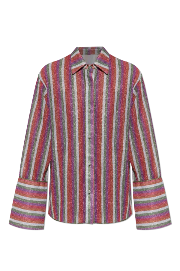 Oseree Shirt With Lurex Thread