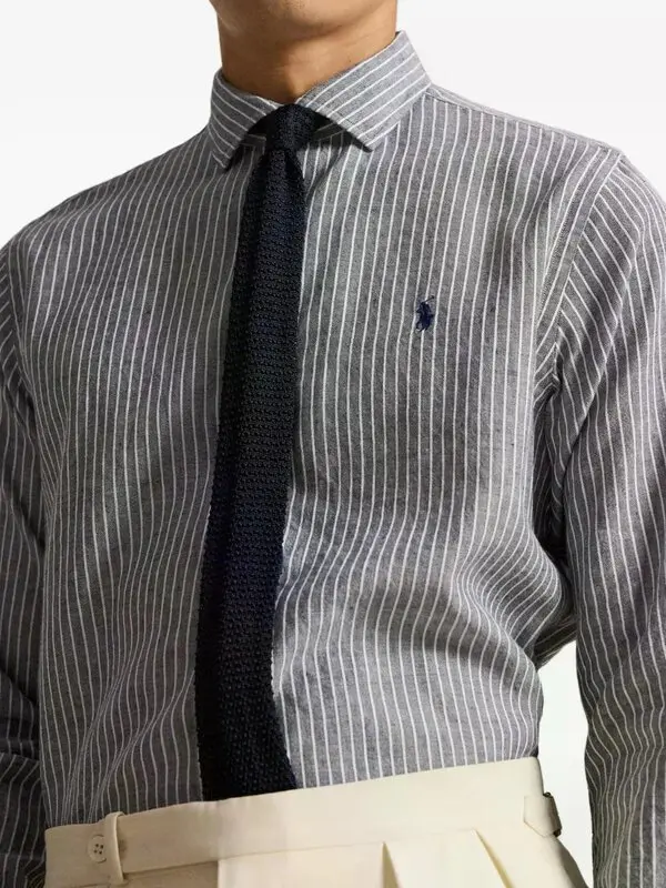 Polo Ralph Lauren Striped Azzuro Shirt - Grey