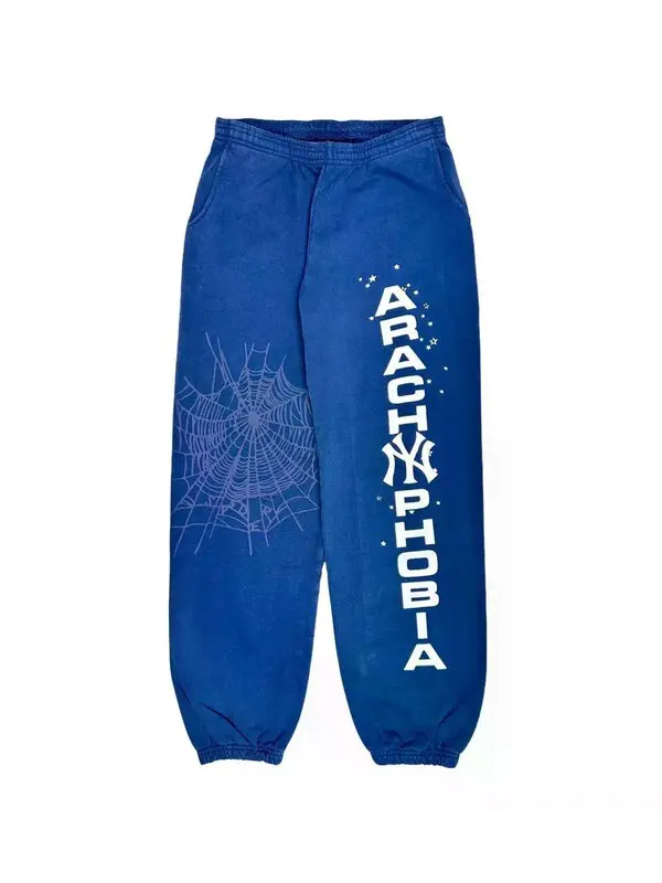 SP5DER Arach Ny Phobia Track Pants - Blue