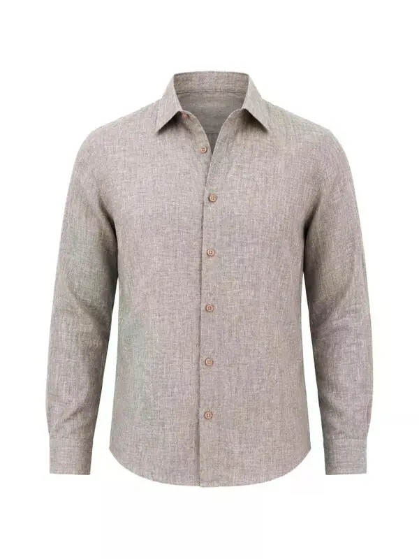 PYA Point-collar Long-sleeve Shirt