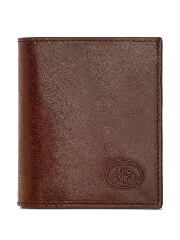 THE BRIDGE Logo-embossed Leather Wallet