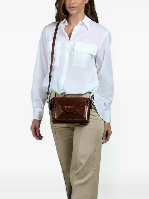 THE BRIDGE Leather Crossbody Bag