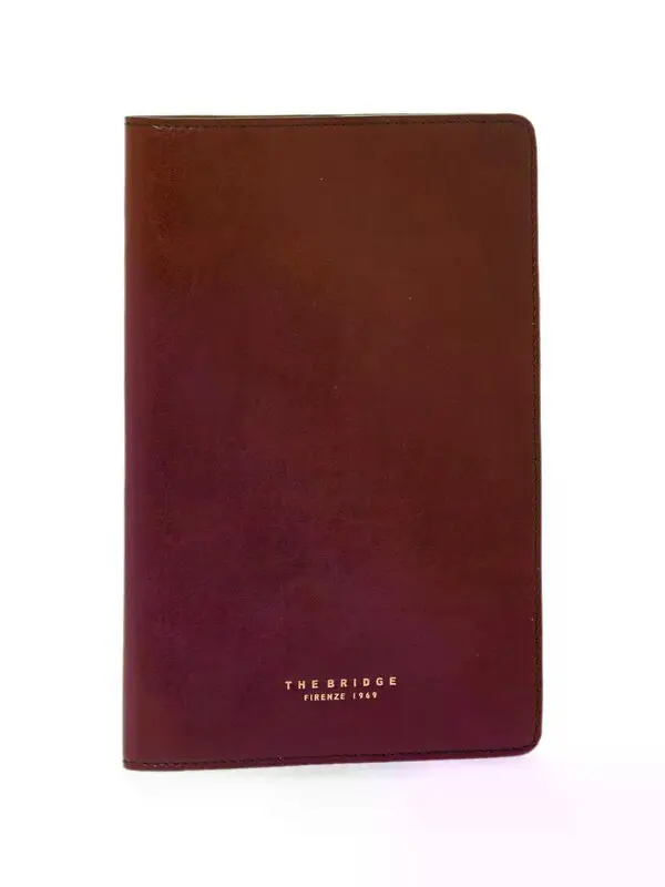 THE BRIDGE Logo-stamp Leather Agenda - Brown