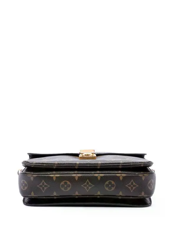 LOUIS VUITTON Monogram Pochette Metis Satchel - Brown