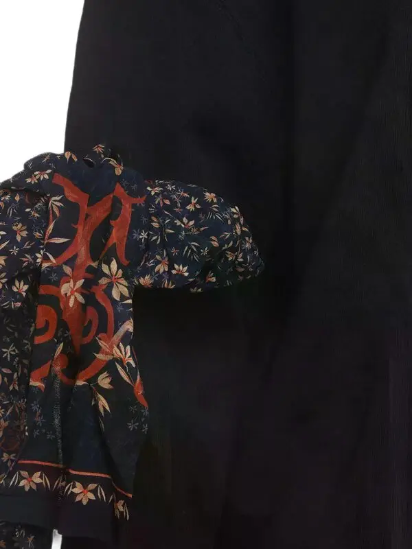 Chloé Silk Detail Hoodie