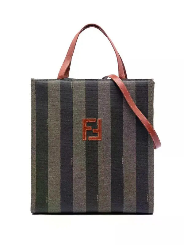 Fendi Pequin Coated Canvas Ff Convertible Backpack
