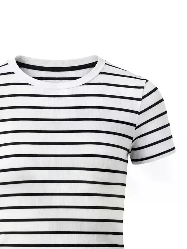 PATRICK ASSARAF Striped Crewneck T-shirt